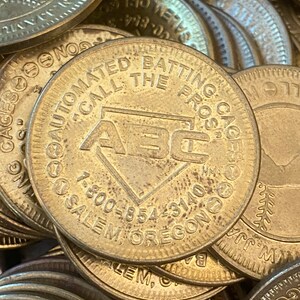 ABC - Automated Batting Cages Token by JJ Amusements - Etsy