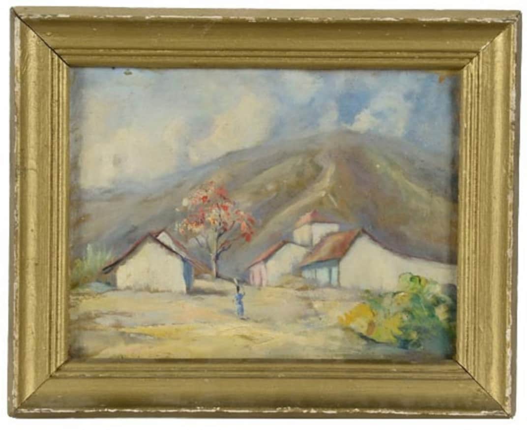 Joaquín Caicedo Oil Painting Landscape Venezuelan - Edo. Aragua - Etsy