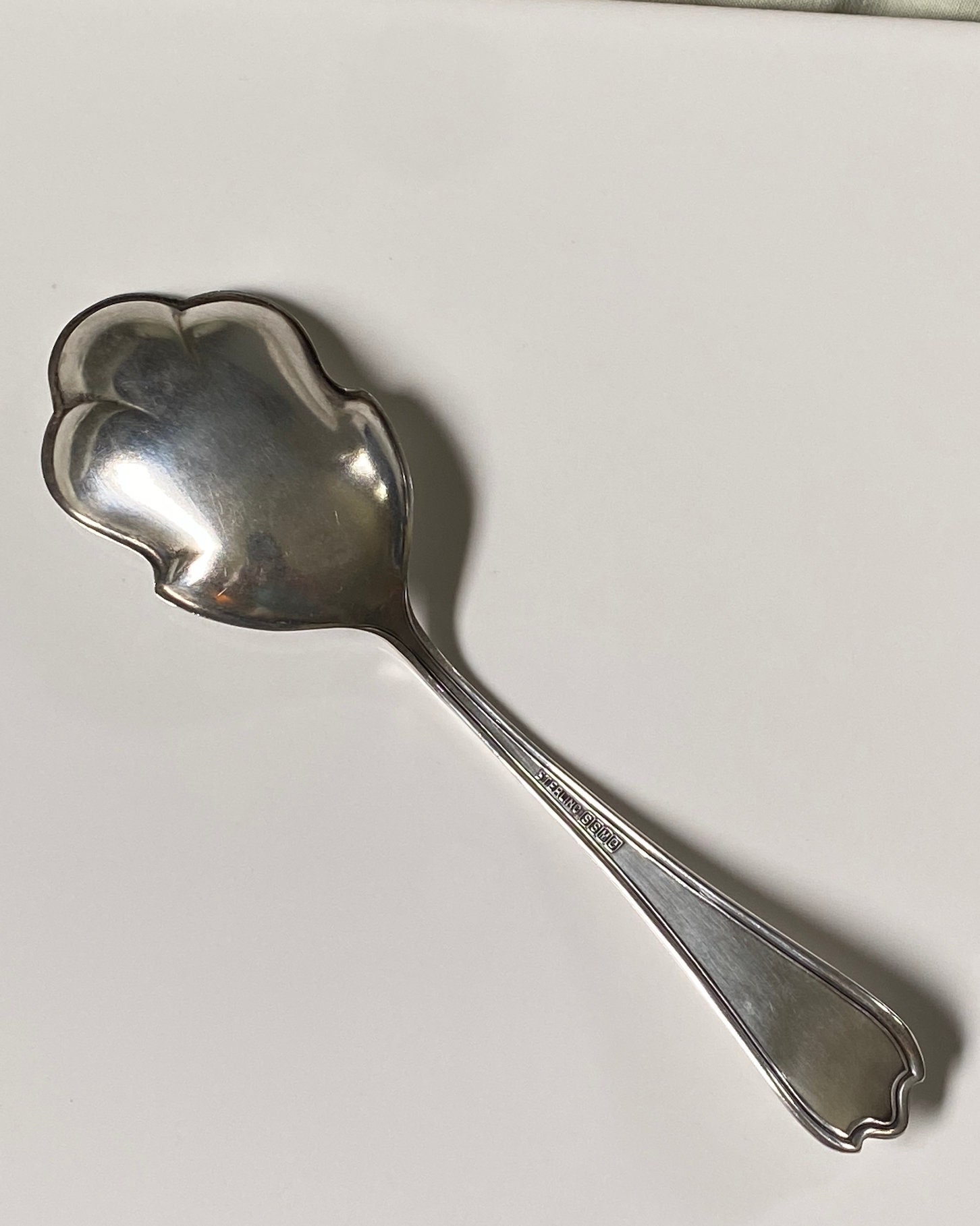 Sterling Silver Gilt Aesthetic Period Sugar Spoon by Saart Brothers in ...