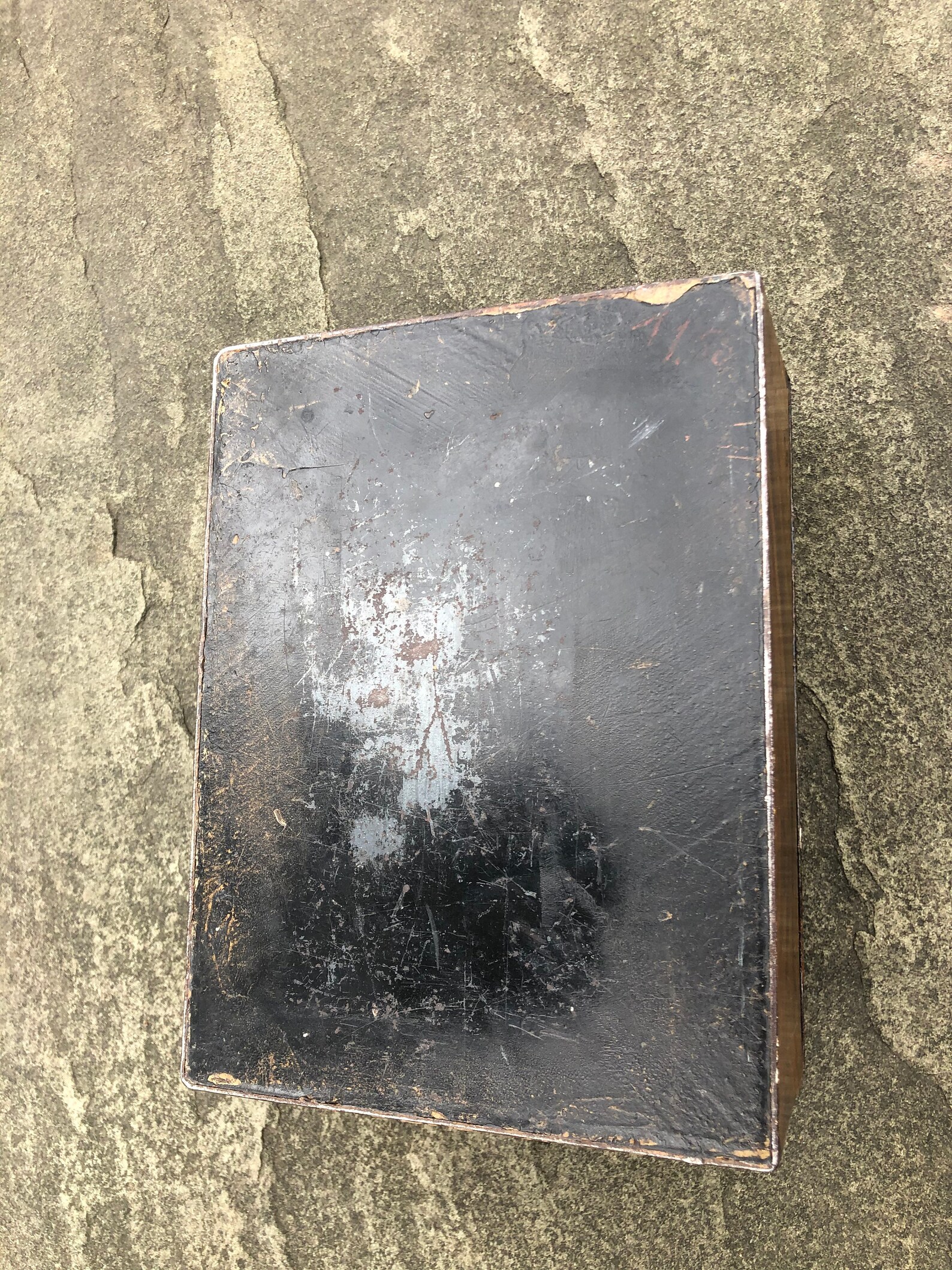 19th Century Locking Steel Strong Box With Key - Etsy