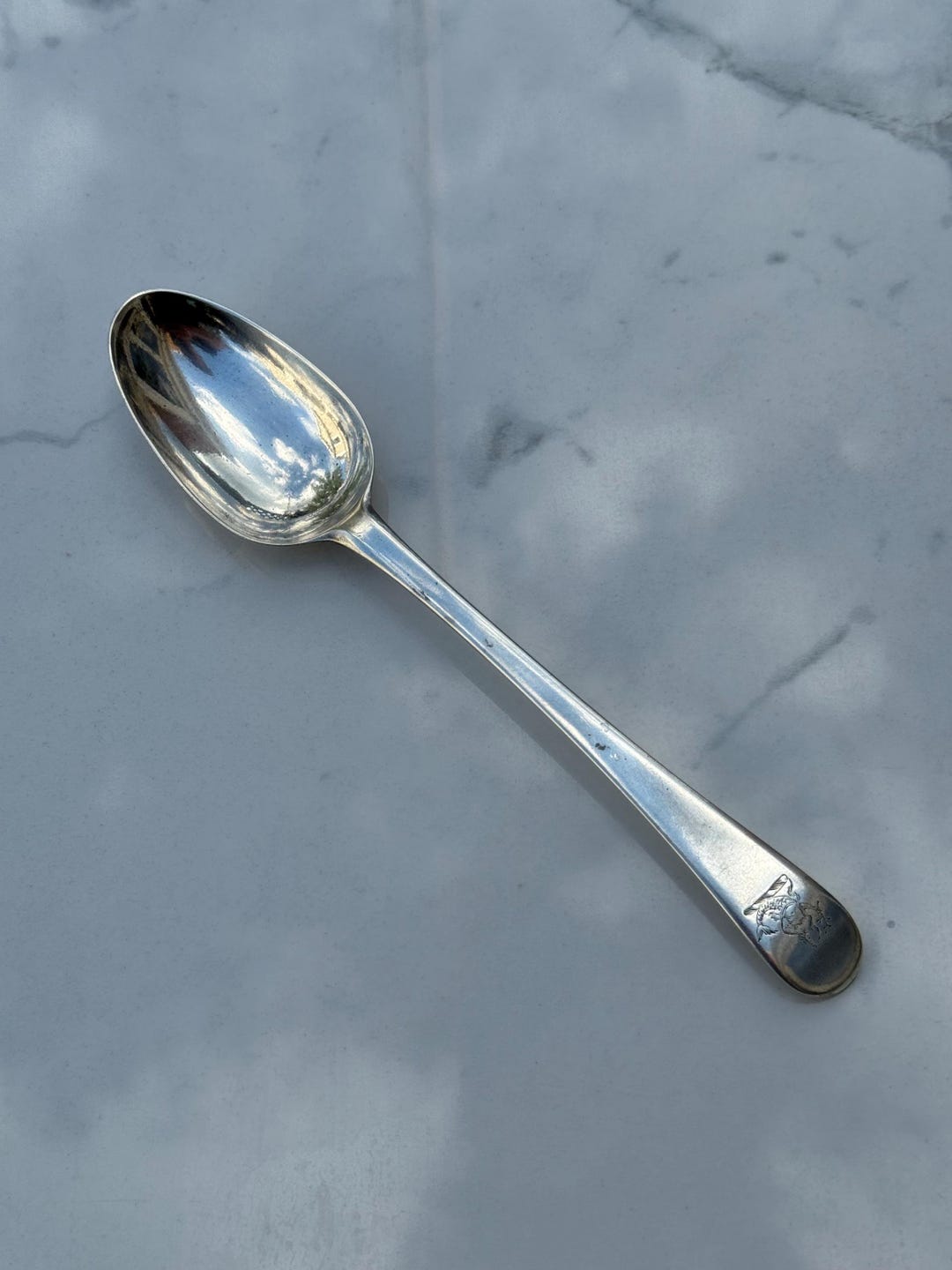 Pre-1822 London Sterling Georgian English Spoon With Mermaid Crest - Etsy