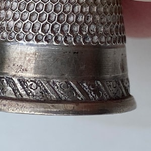 Sterling Silver Sewing Thimble Size 7 by Stern Brothers & Co. (2 G) - Etsy
