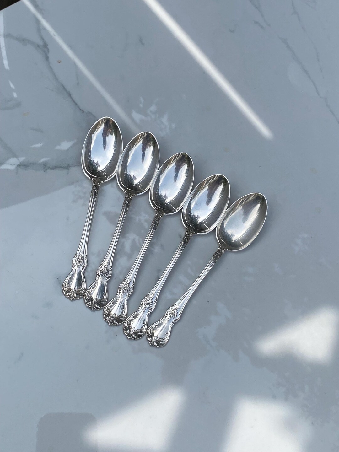 1942 Old Master de Towle Cucharadita de plata esterlina diseñada por ...