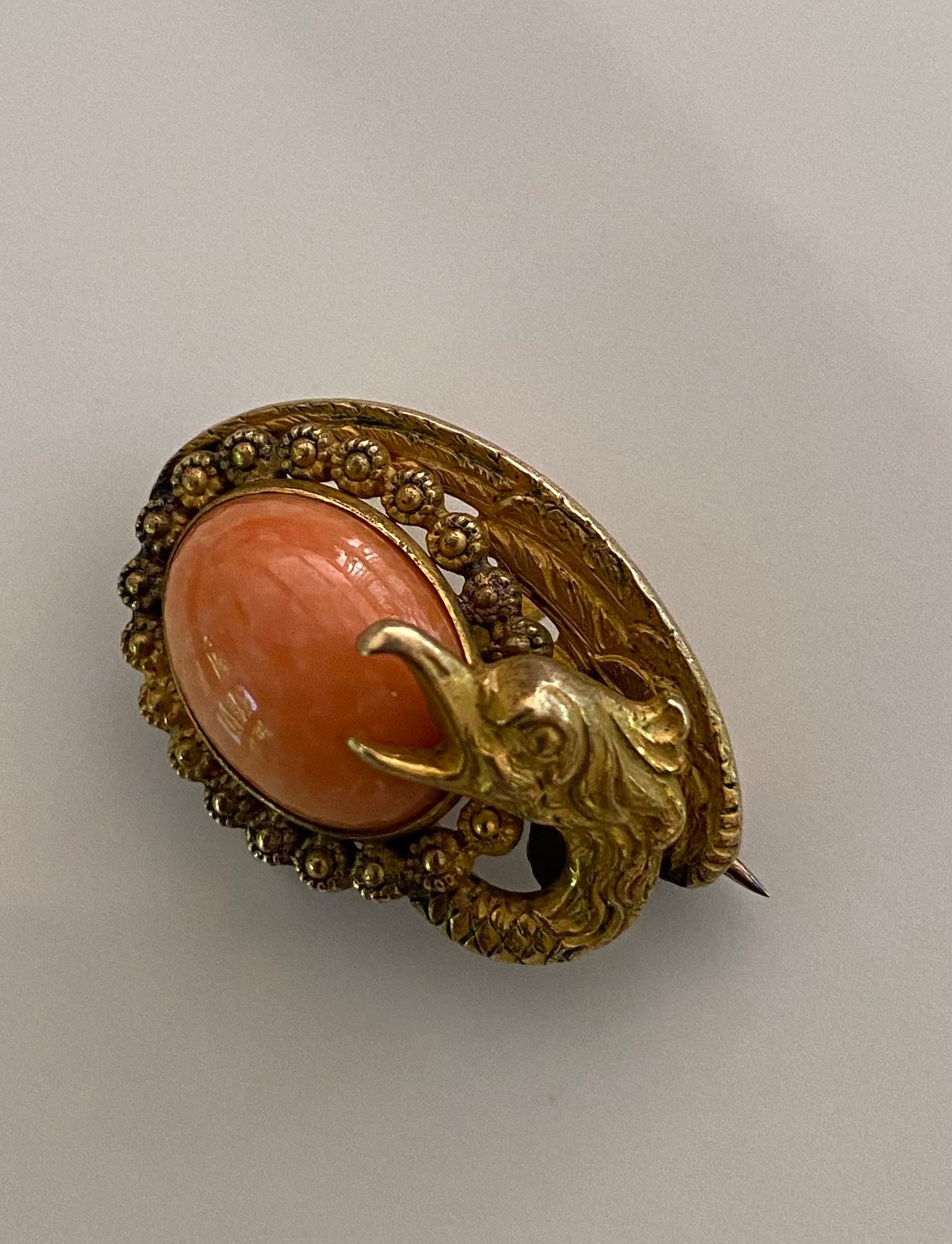 Ca. 1940 Silver Gilt German Eagle Brooch 800 Silver | Etsy