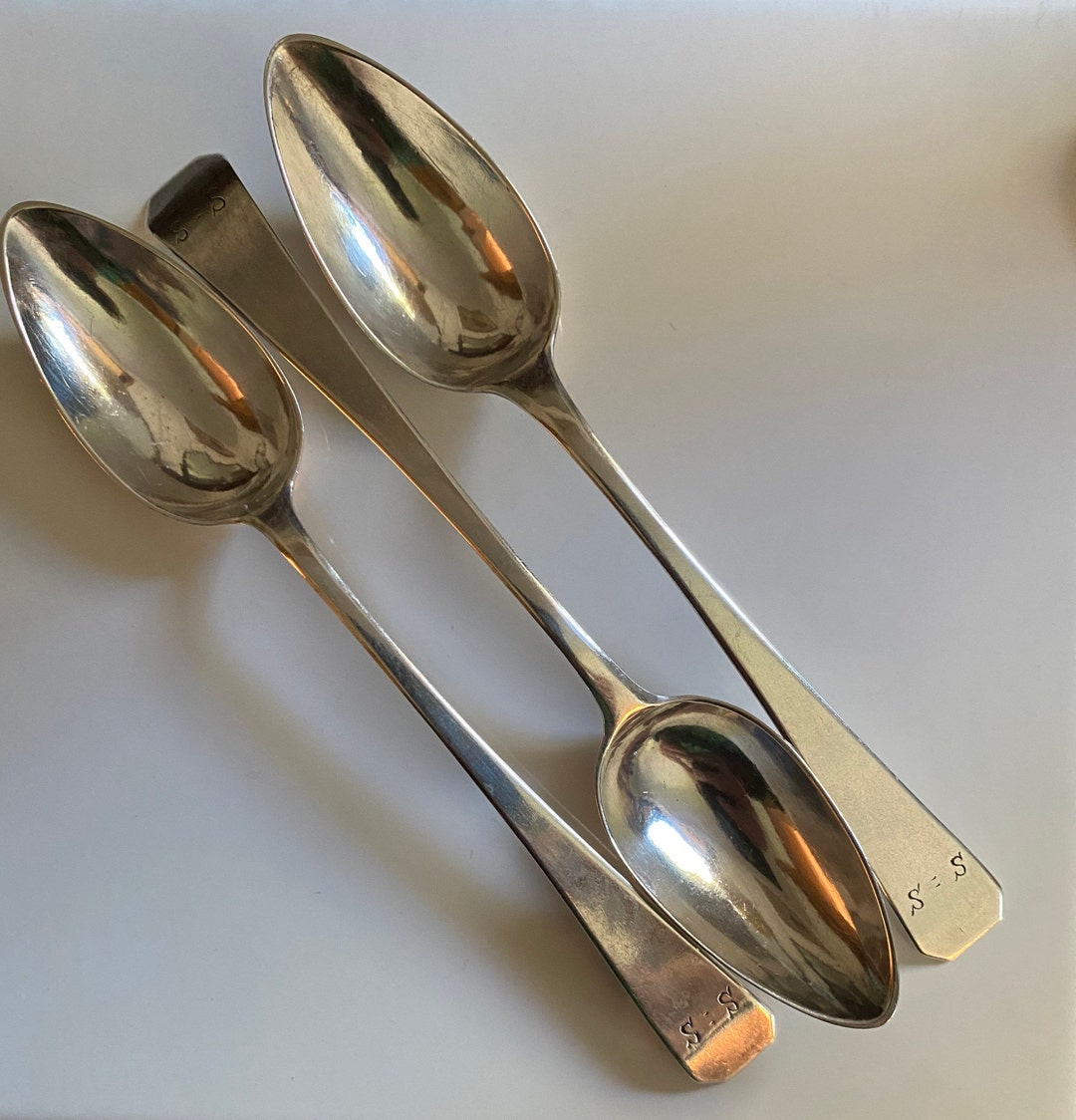 Ca 1805 Joseph Loring of Boston Coin Silver Teaspoon Partial Set ...