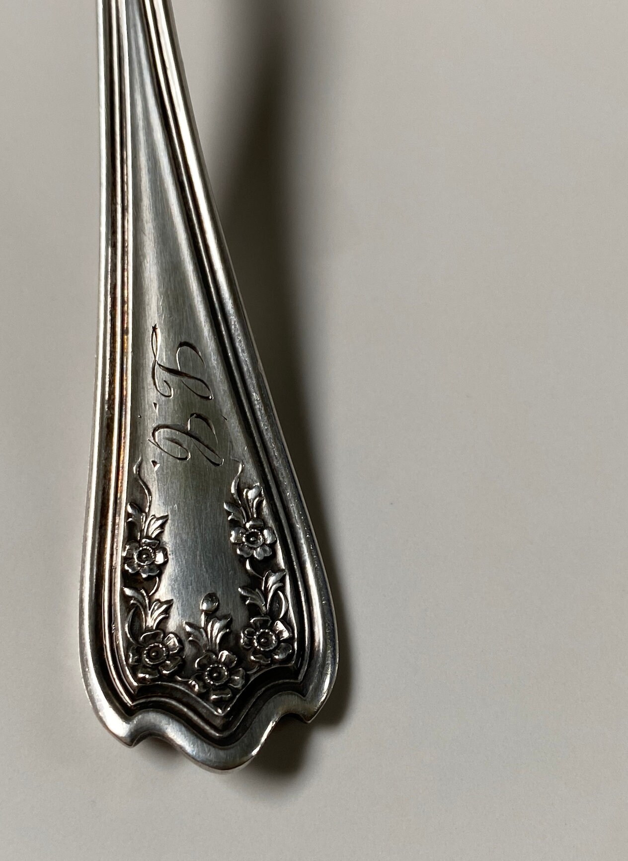 Sterling Silver Gilt Aesthetic Period Sugar Spoon by Saart Brothers in ...