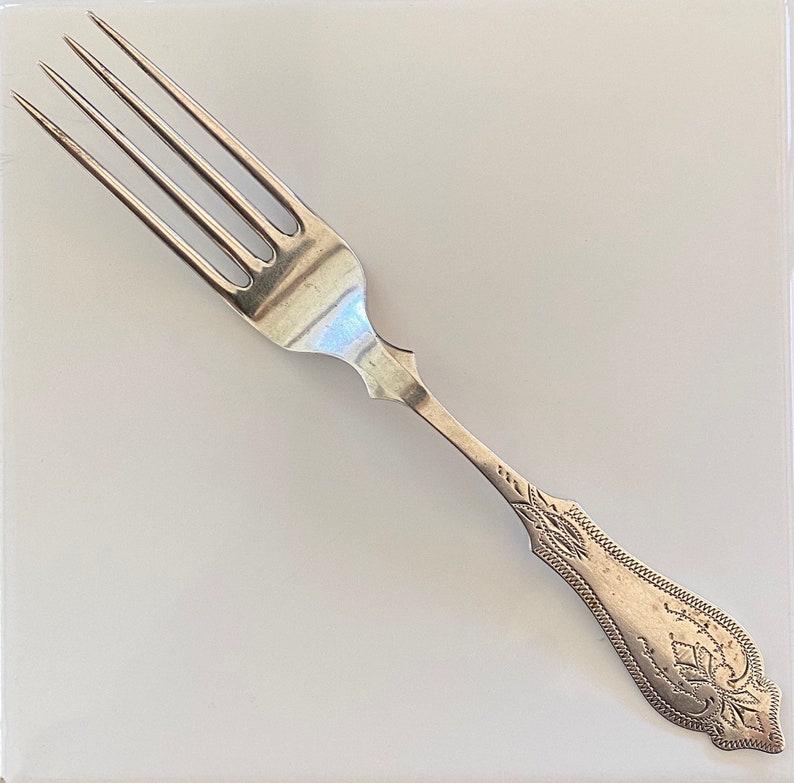1869-1885 Duhme & Co. Coin Silver Dinner Fork Pattern No. 1 (37.6 G) - Etsy