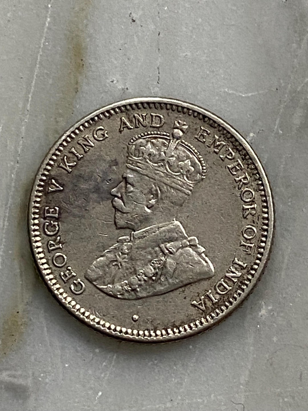 1917 Sri Lanka (ceylon) Silver 25 Cents Coin (XF) KM 105 - Etsy