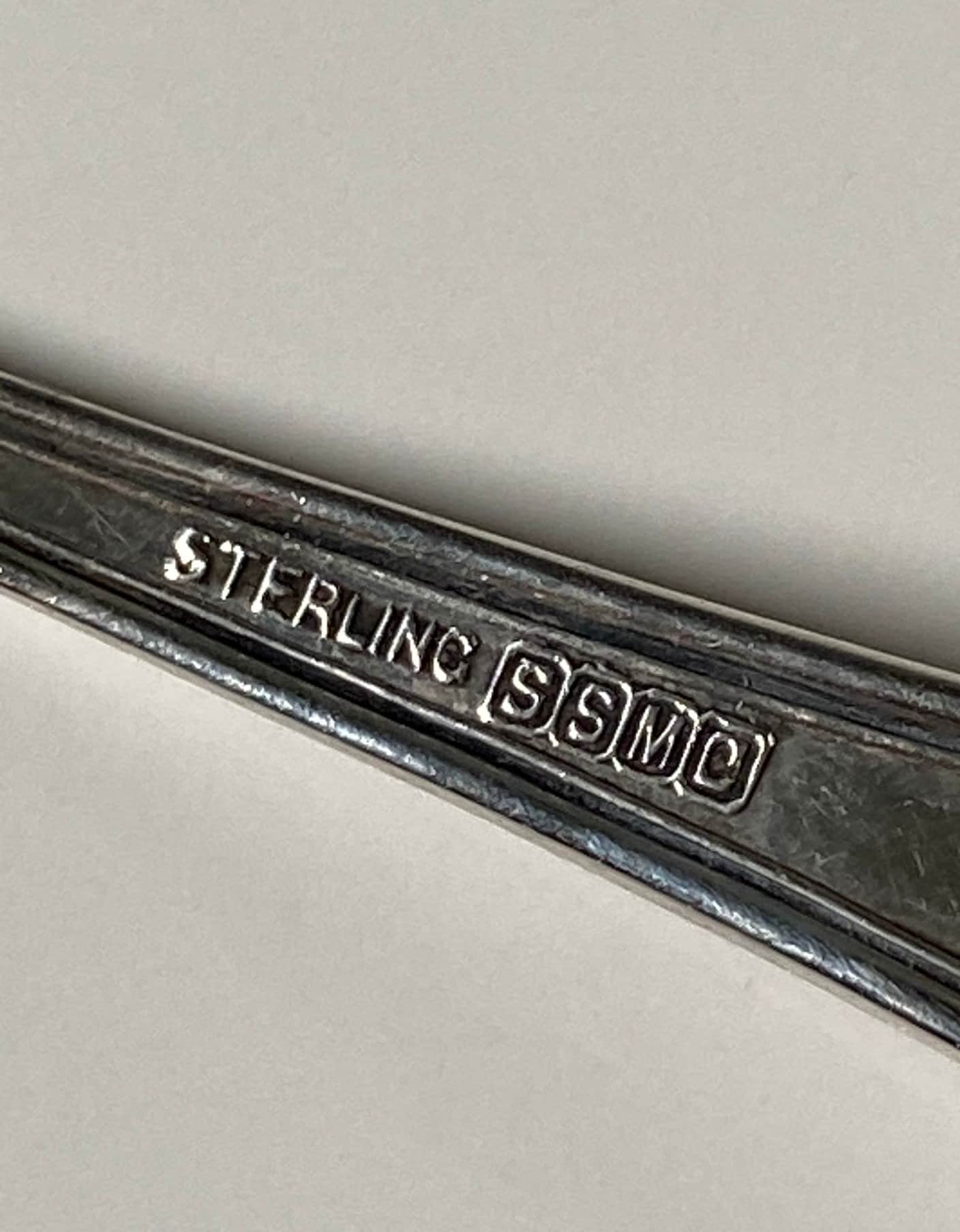 Sterling Silver Gilt Aesthetic Period Sugar Spoon by Saart Brothers in ...