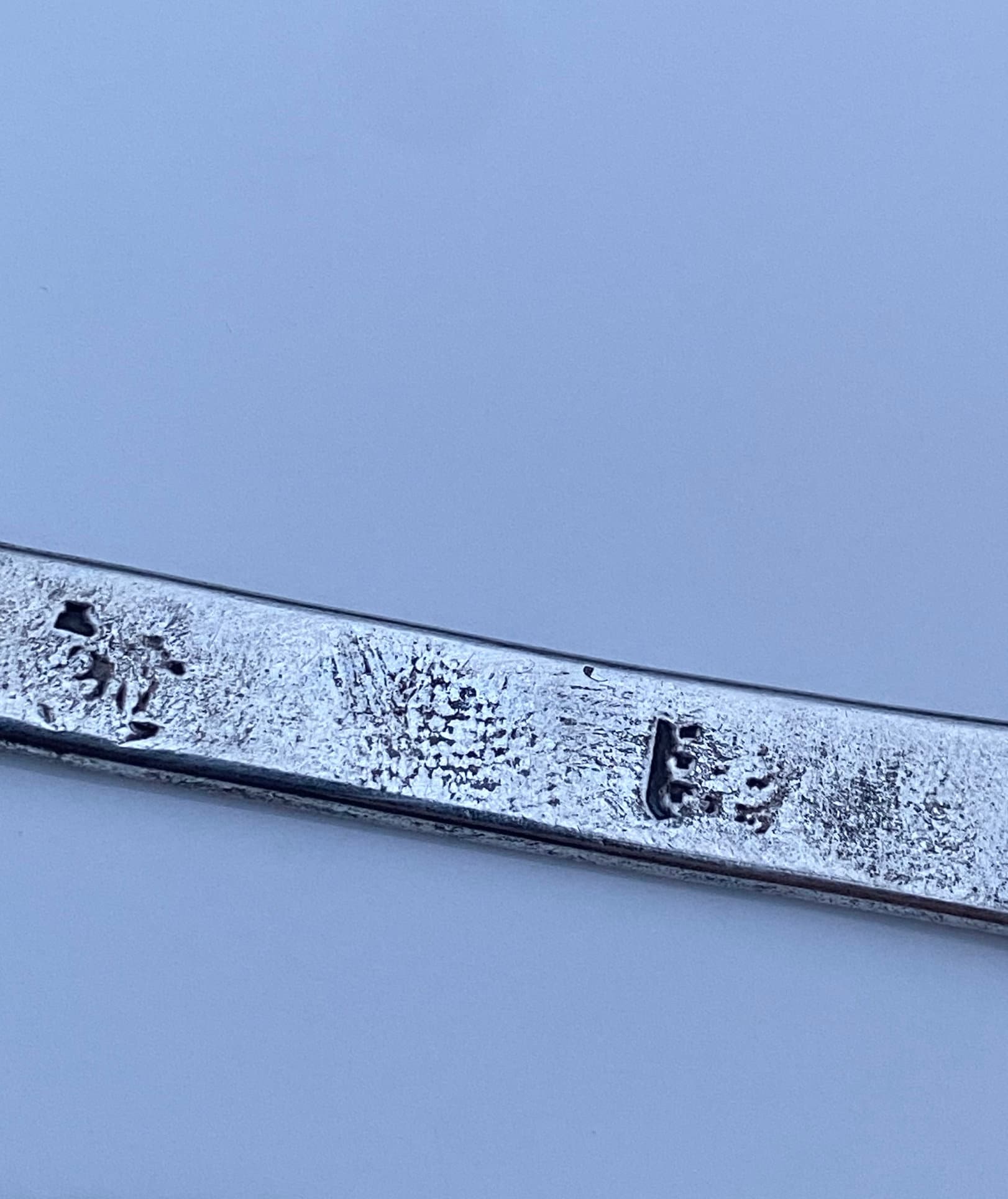 1670 VERY RARE Hull Assay Edward Mangey Charles II Sterling Silver Lace ...