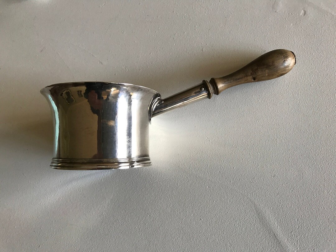 1727 Sterling Silver (george I) Brandy Pan by William Fordham of London ...