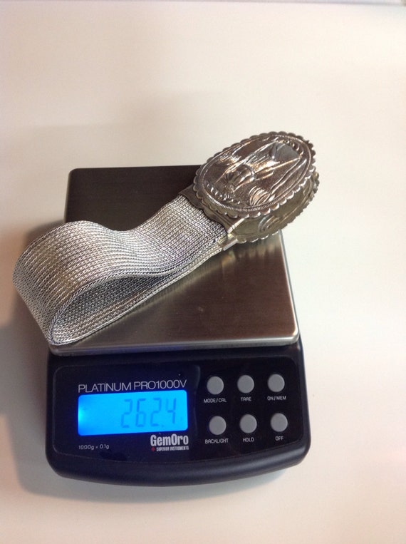Silver Armor Shoulder Strap Breast Plate - Gem