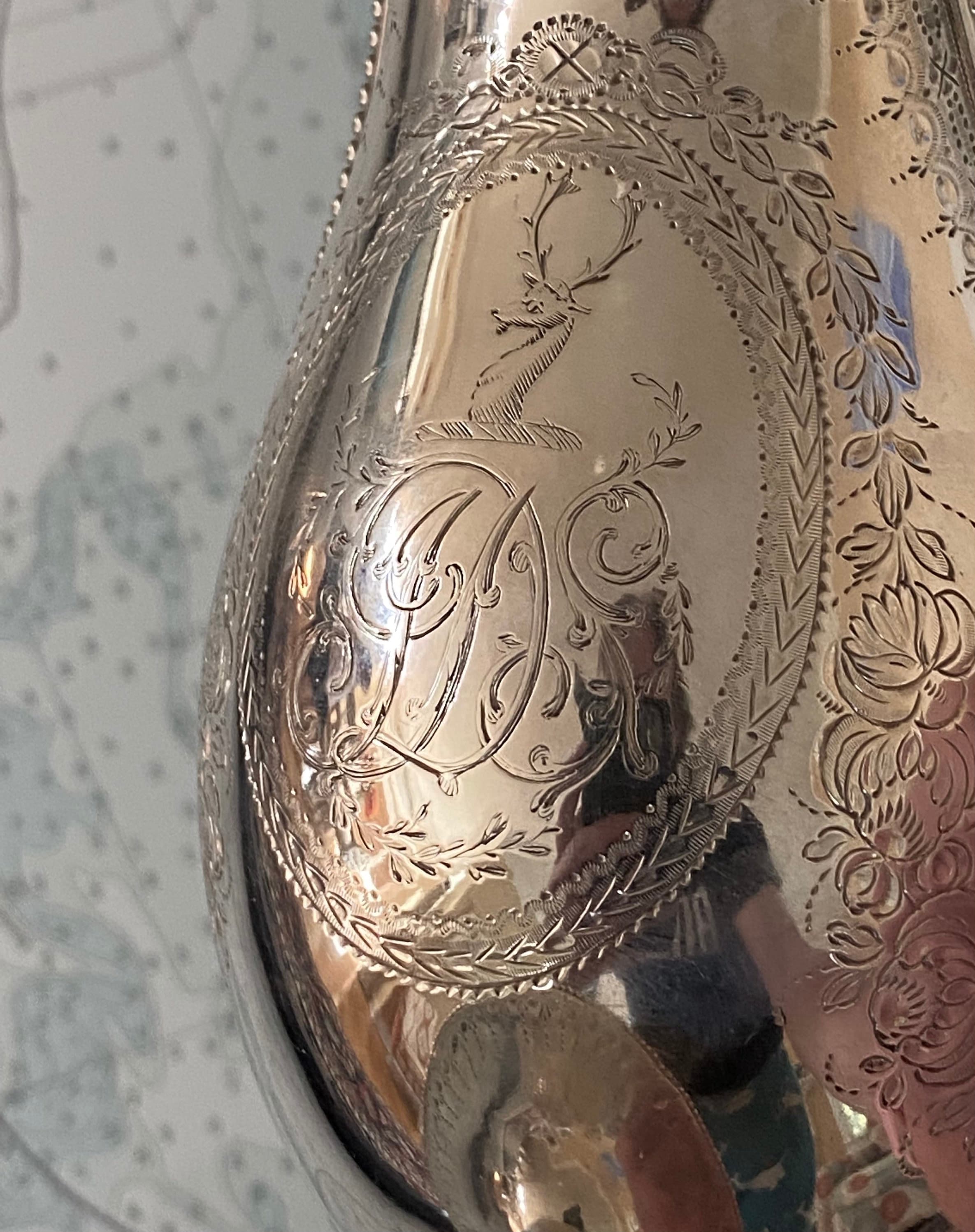 1783 Hester Bateman Sterling Silver George III Gravy Boat or Sauceboat ...