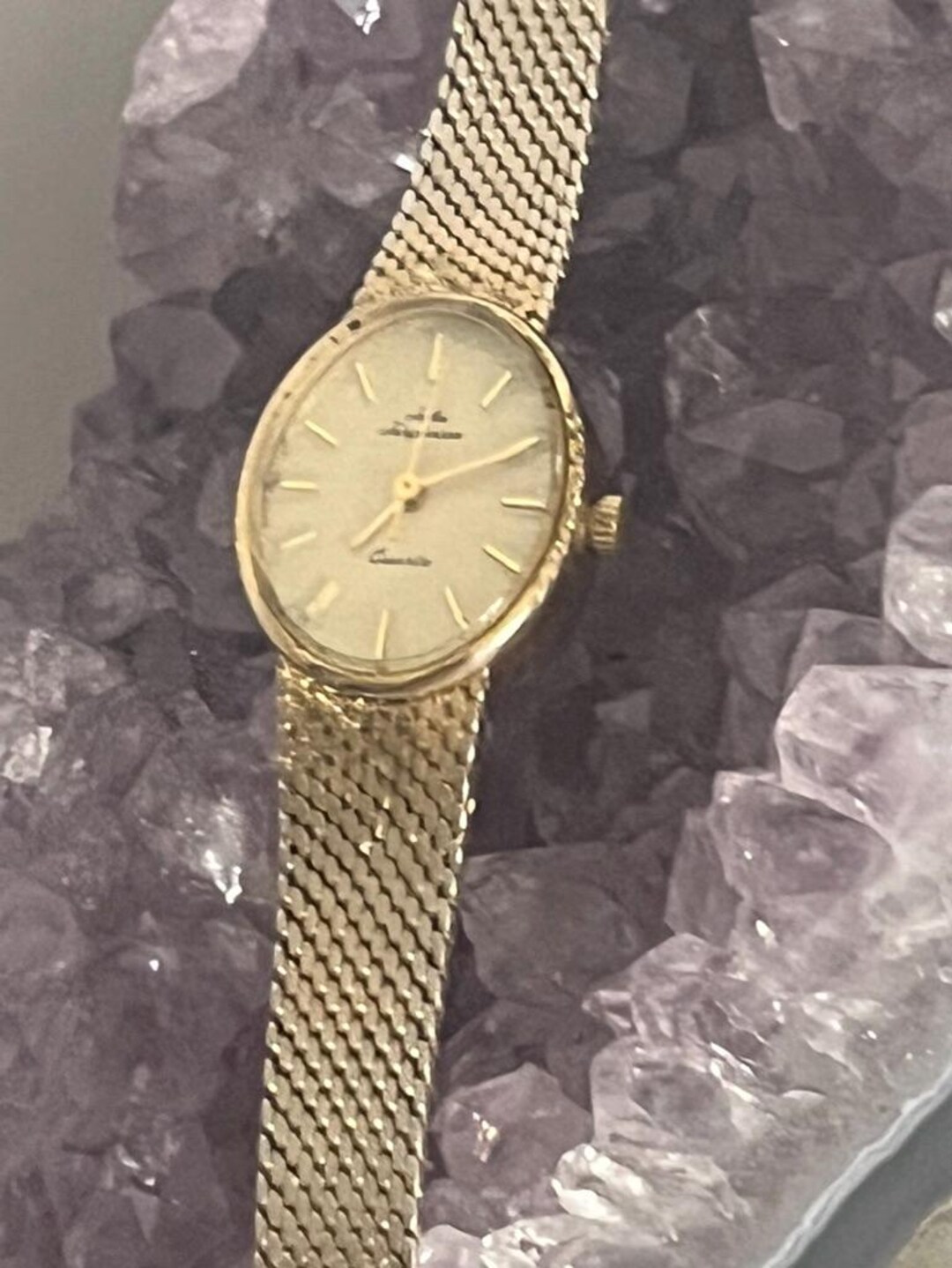Vintage Classic Jules Jurgensen Ladies Gold Oval Quartz Wristwatch - Etsy