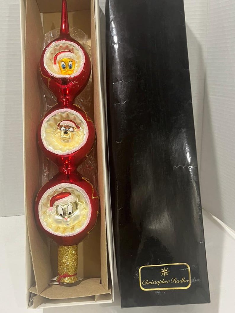 1996 CHRISTOPHER RADKO Looney Tunes WB Tree Topper -collectibles #659/ ...