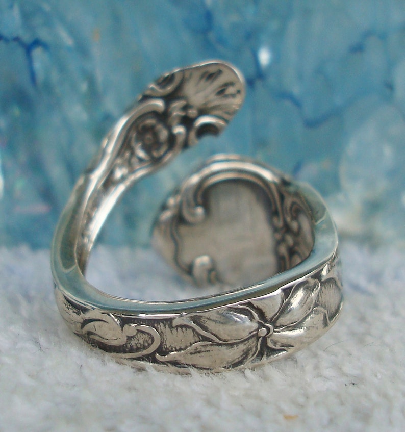 Flower Gorham Vintage Sterling Silver Spoon Ring Dmfsparkles - Etsy