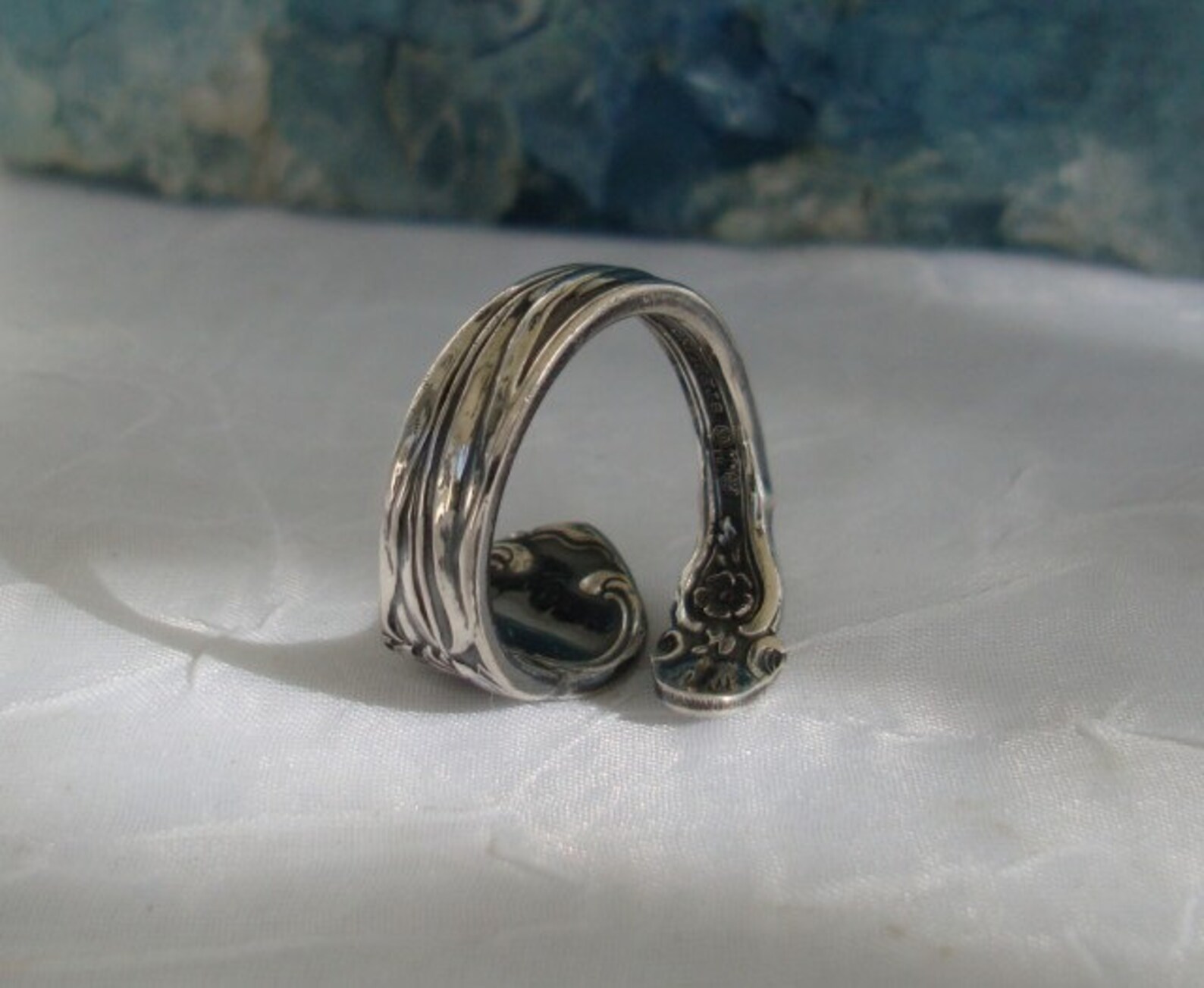 Flowers Gorham Vintage Sterling Silver Spoon Ring Dmfsparkles - Etsy