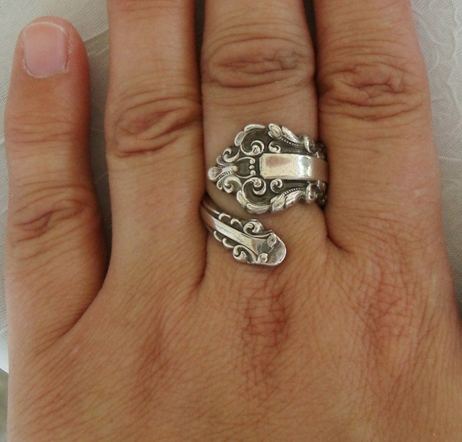 Vintage MEDICI Vintage Sterling Gorham Spoon Ring Dmfsparkles - Etsy