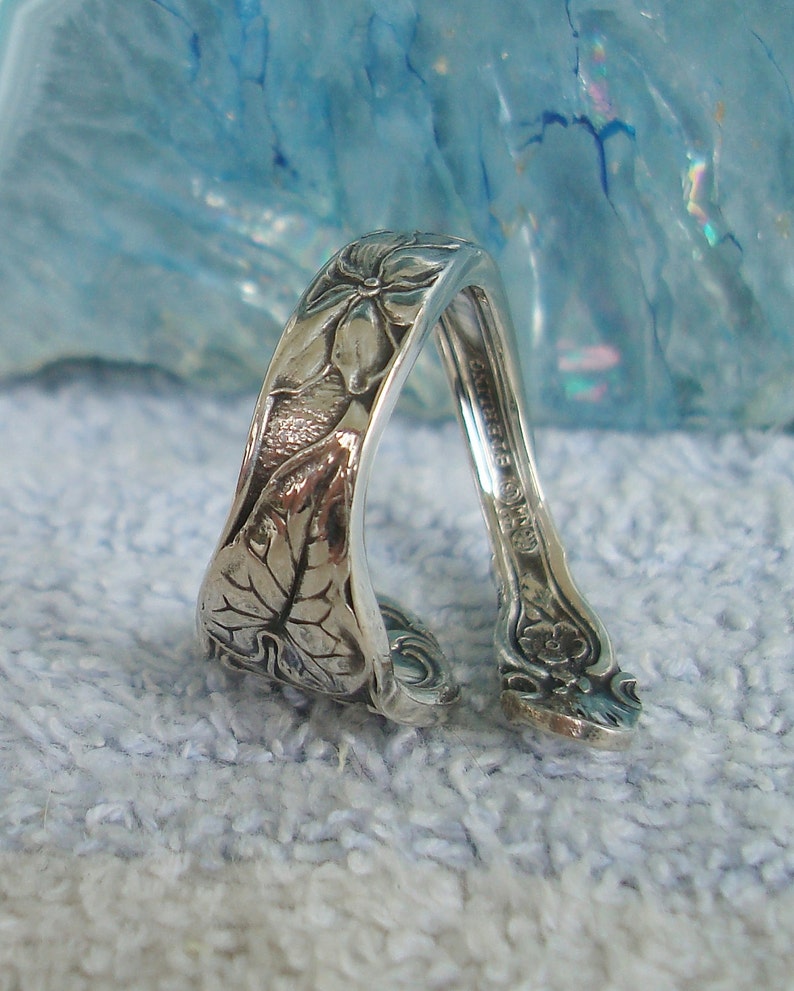 Flower Gorham Vintage Sterling Silver Spoon Ring Dmfsparkles - Etsy