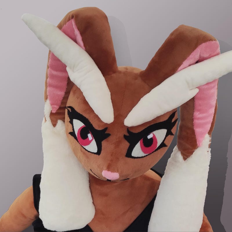 Life Size Lopunny Plush - Etsy