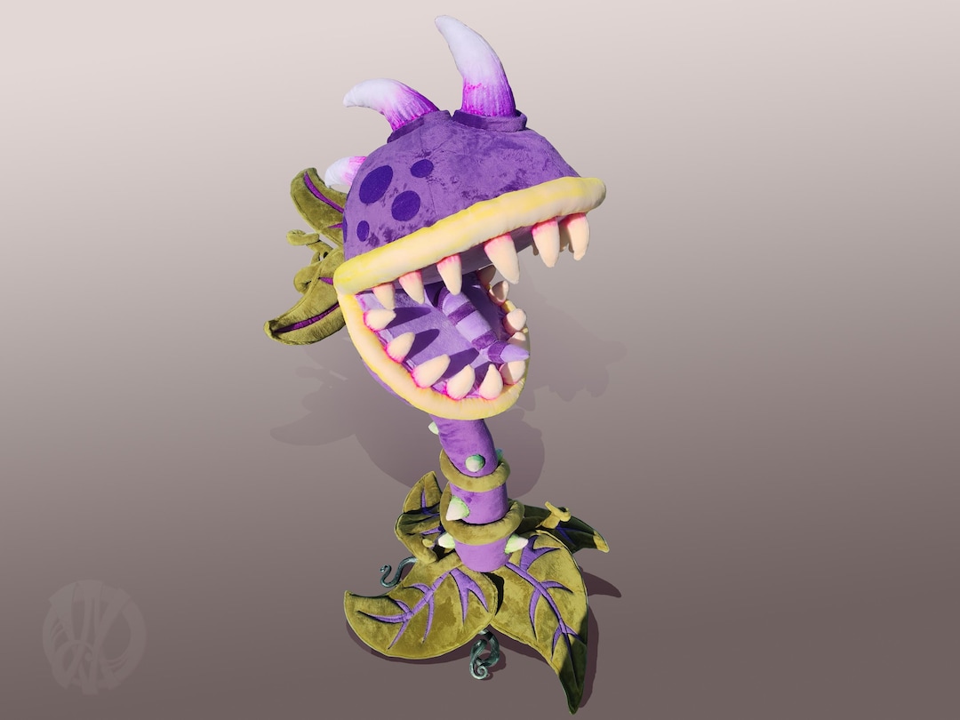 Big Plush Monster Flower Looks Like Chomper. - Etsy