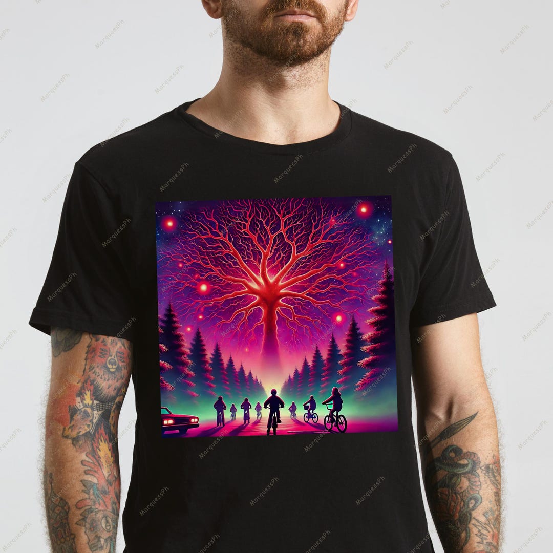 Stranger Things Inspired PNG: Spooky Sublimation Design (300DPI) - Etsy