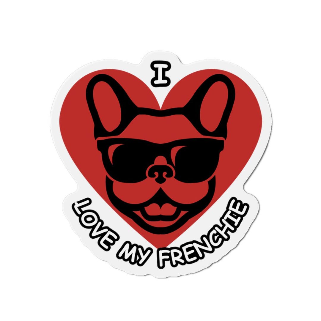 Frenchie Die-cut Magnet - Etsy