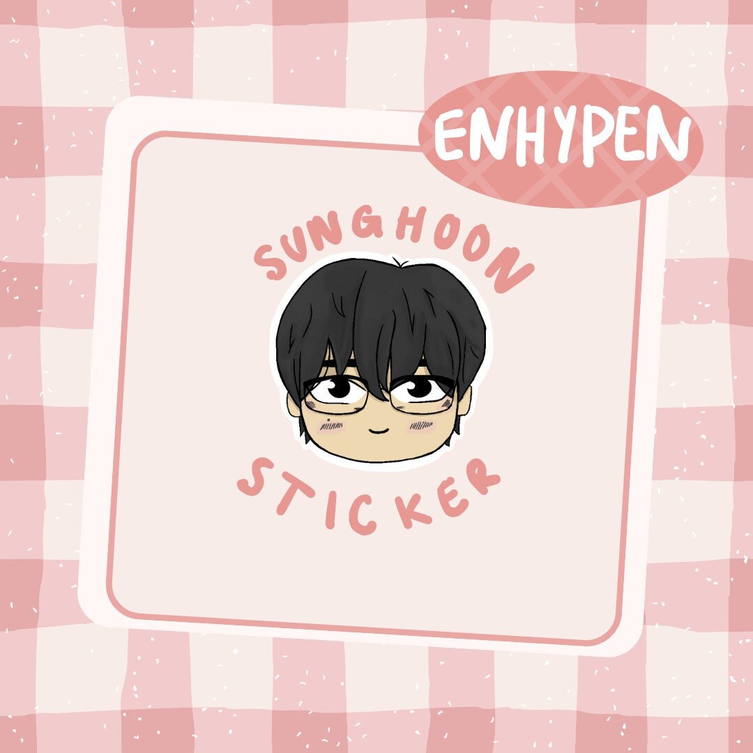 Enhypen Sunghoon Chibi Sticker - Etsy