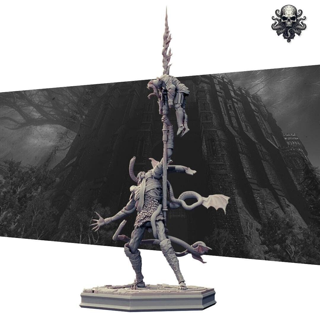 Snake Impaler Elden Ring Inspired Base Serpent Messmer 3D Printed Mini ...