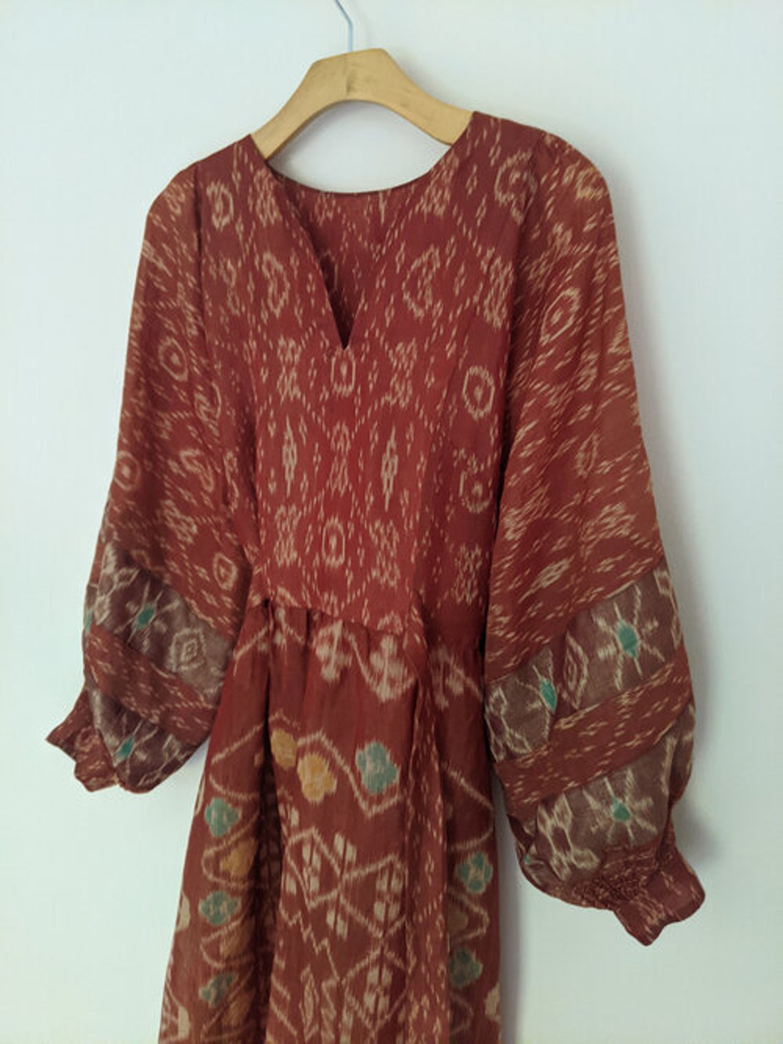 Aelwyn Dress PDF Sewing Pattern Bust 31 43 Bohemian Folk Dress - Etsy