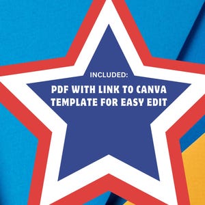 US Election Viewing Party Menu Customizable Digital Template Printable ...