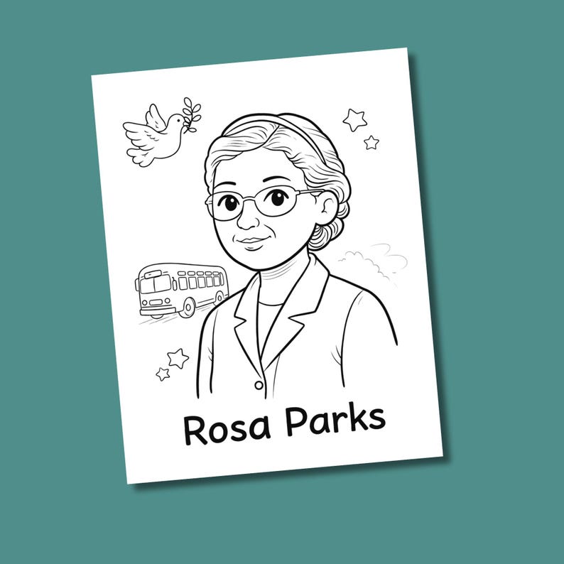 Rosa Parks Activity Pack Black History Month Printable Classroom ...