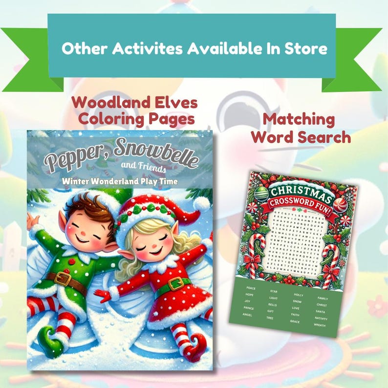 I Spy Christian Printable • Christmas Activity Sheets for Kids ...