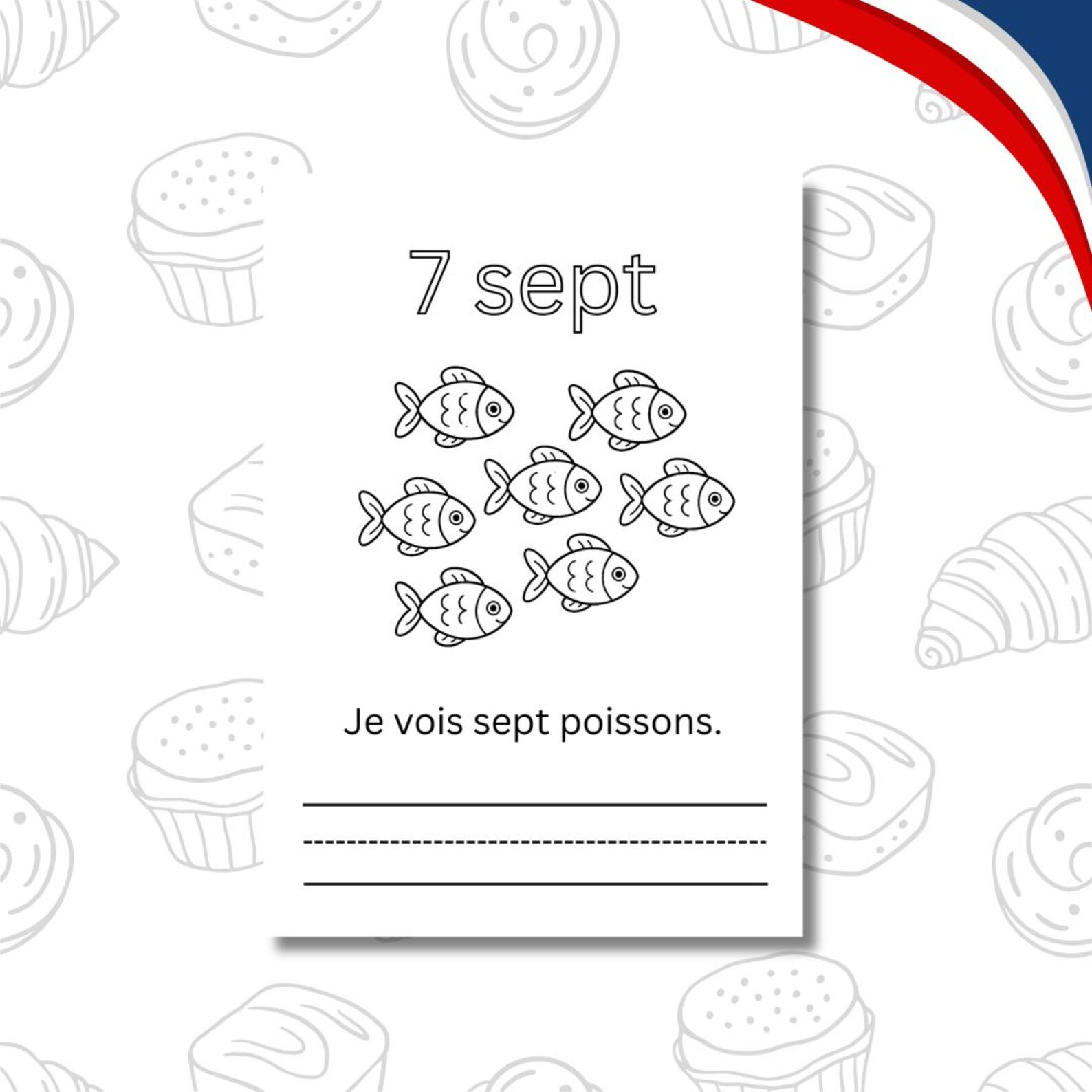 French Numbers Coloring Book – Count to 20 Activity Pages for Kids ...