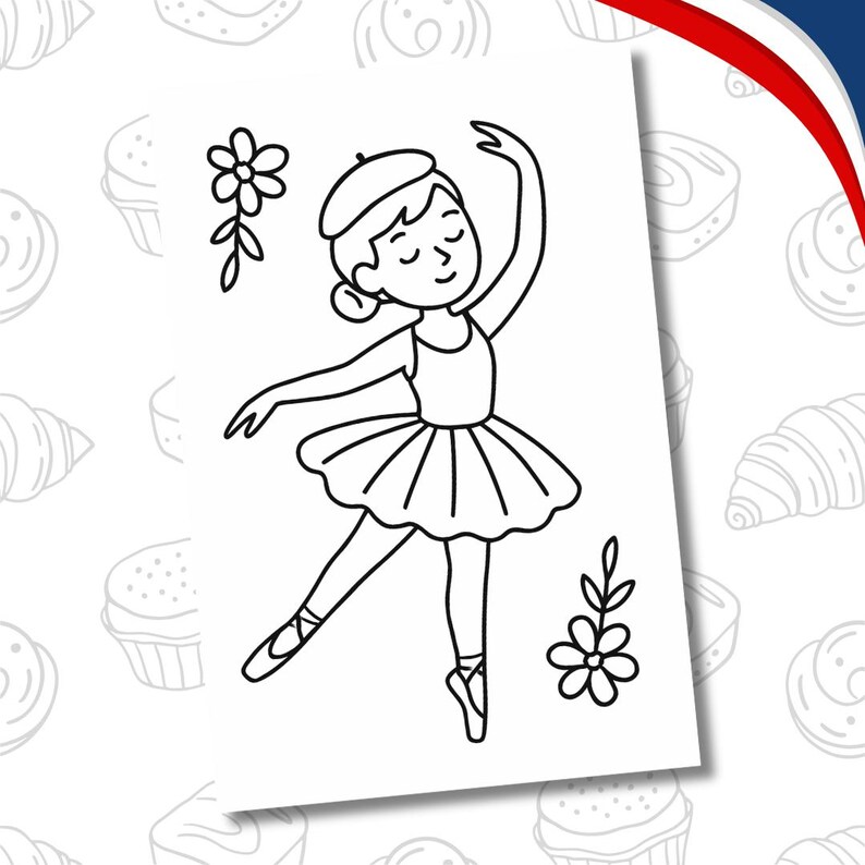 French Coloring Book for Kids | Digital Download Activity Pages | Fun ...
