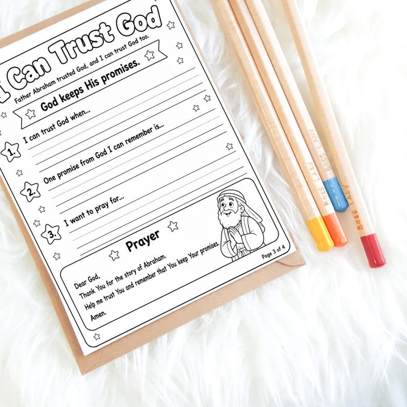 Father Abraham Bible Activity Pack | God Keeps His Promises | Count the ...