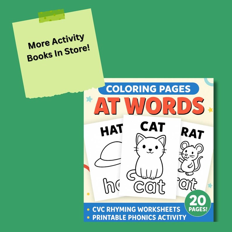 OT Words CVC Worksheets | Learn to Read Short O Words | Phonics ...