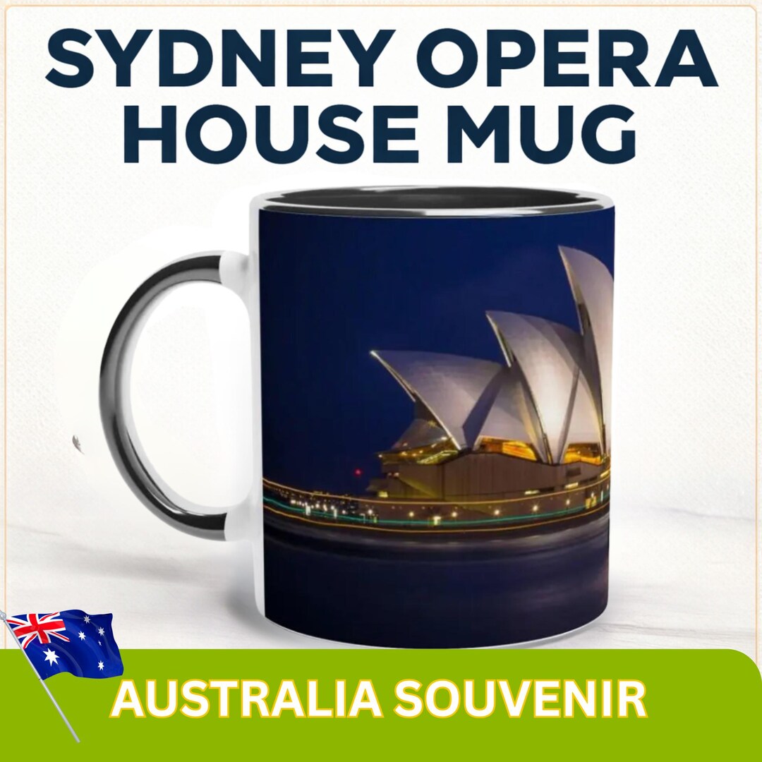 Sydney Opera House Mug – Australia Travel Souvenir Cup, Scenic Sydney ...