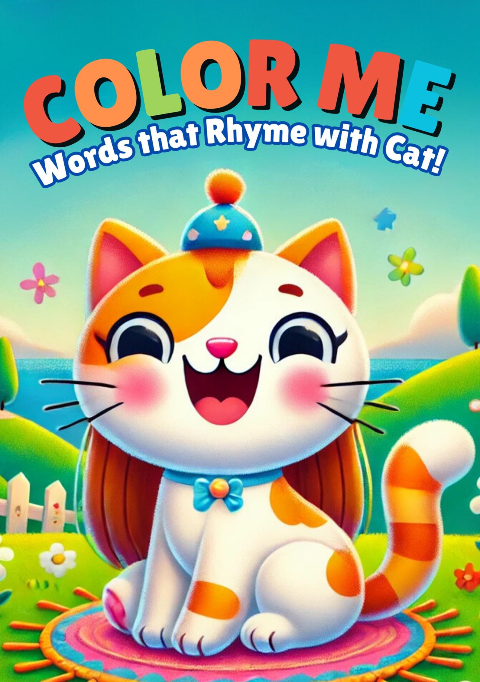 Rhyming Words Coloring Book – AT CVC Words Printable Rhyming Worksheets ...