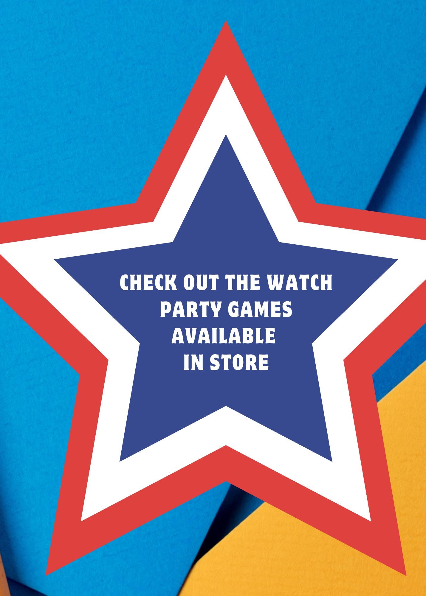 US Election Viewing Party Menu Customizable Digital Template Printable ...