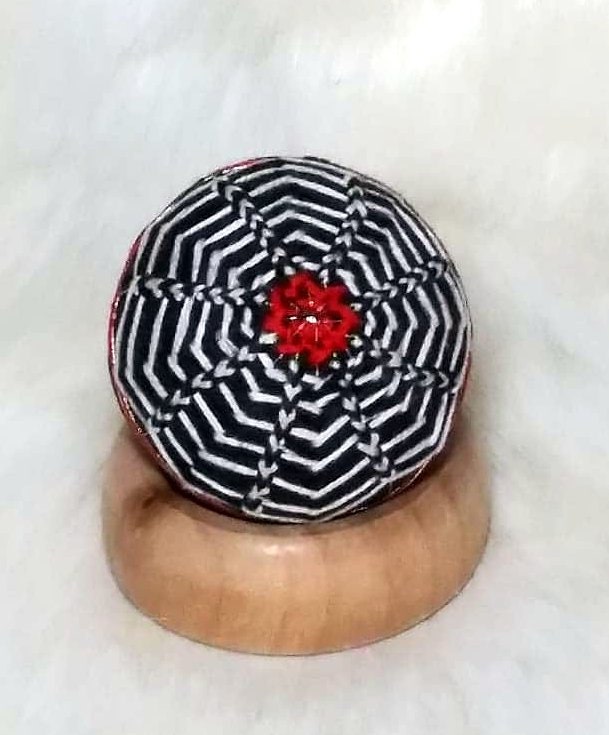 3 Diameter Spider Web Japanese Temari Ball Home Decor String Art Thread ...