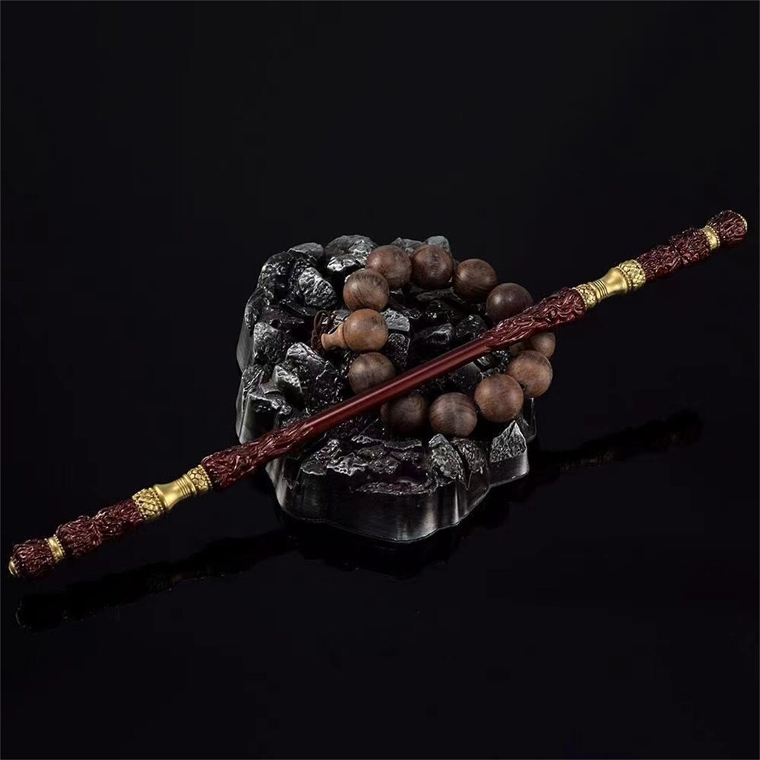 Black Myth Wukong Ruyi Jingu Bang, Sun Wukong Weapon Model, Alloy Figurine, Mythical Staff ...
