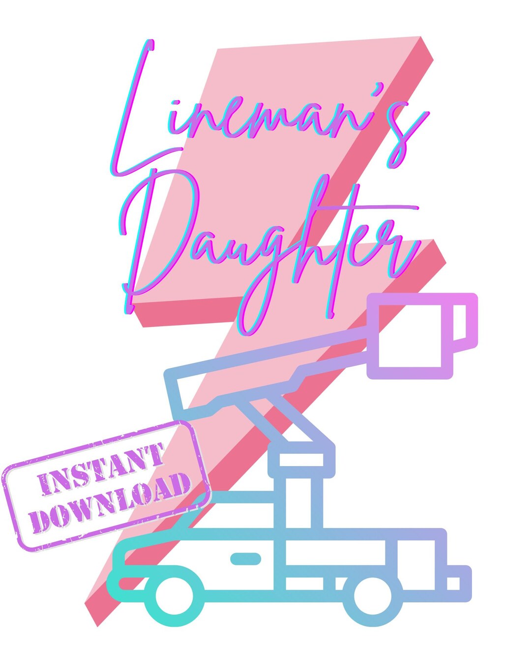 Lineman's Daughter PNG - Line Kid PNG - Line Kid Sublimation - Line ...