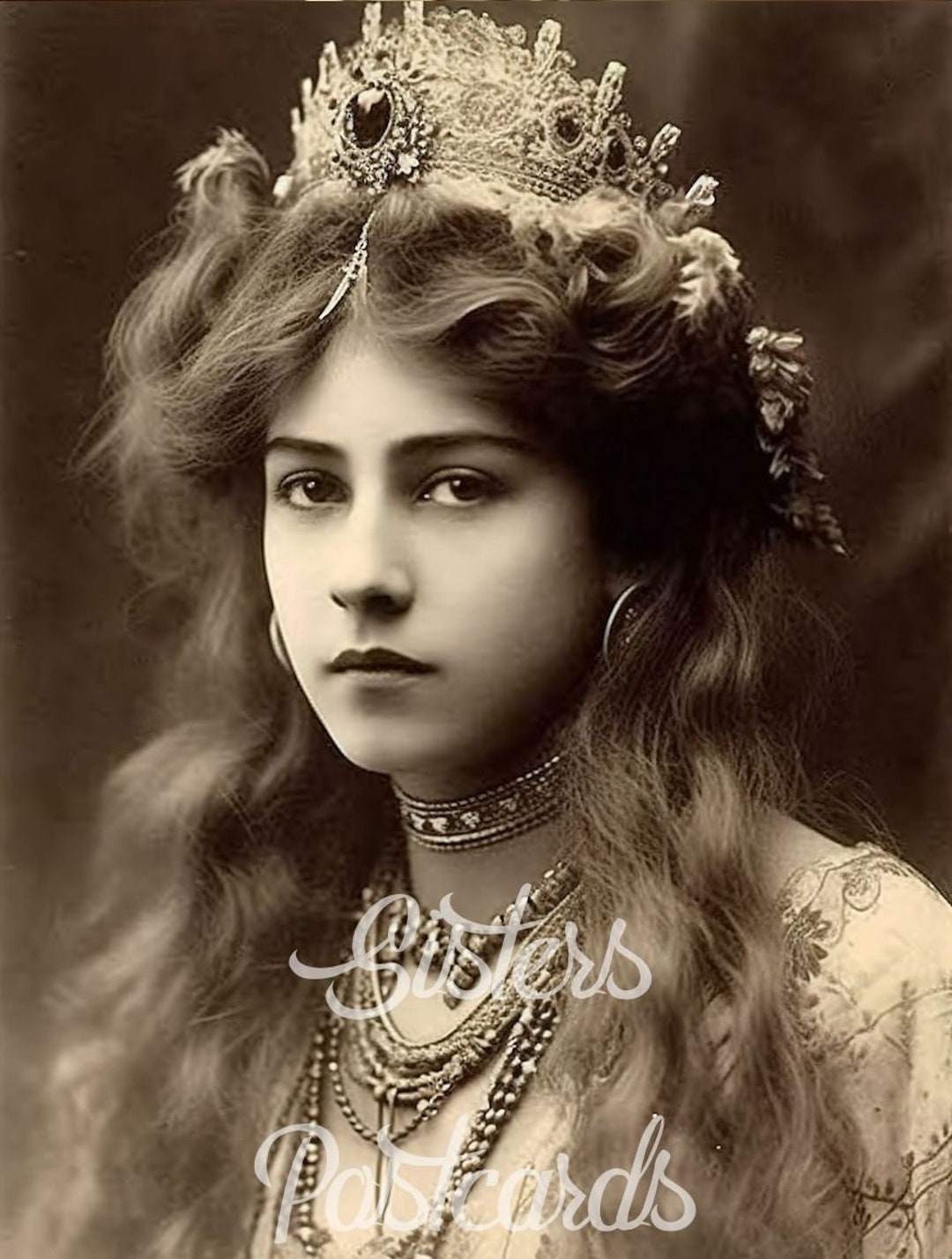 Digital Image of a Beautiful Victorian Style Woman in Stunning - Etsy