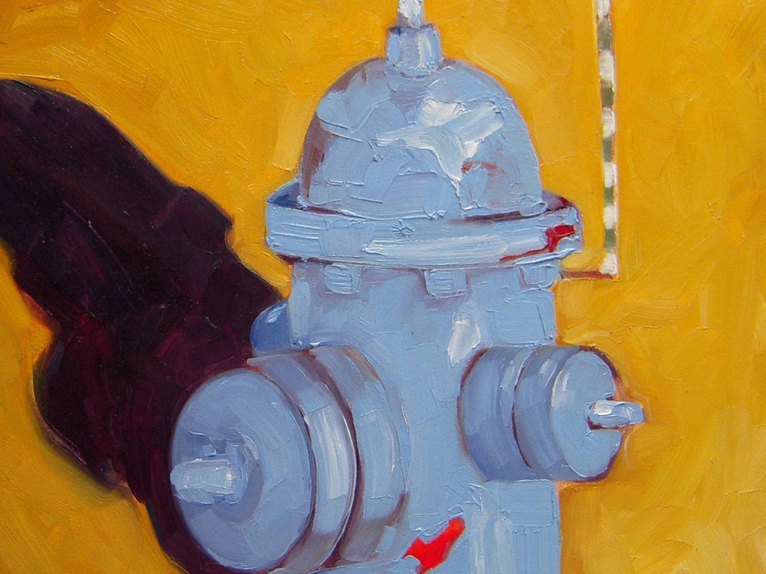 Fire Hydrant Painting Canvas Print Painting Décor Wall Art by Nest New ...