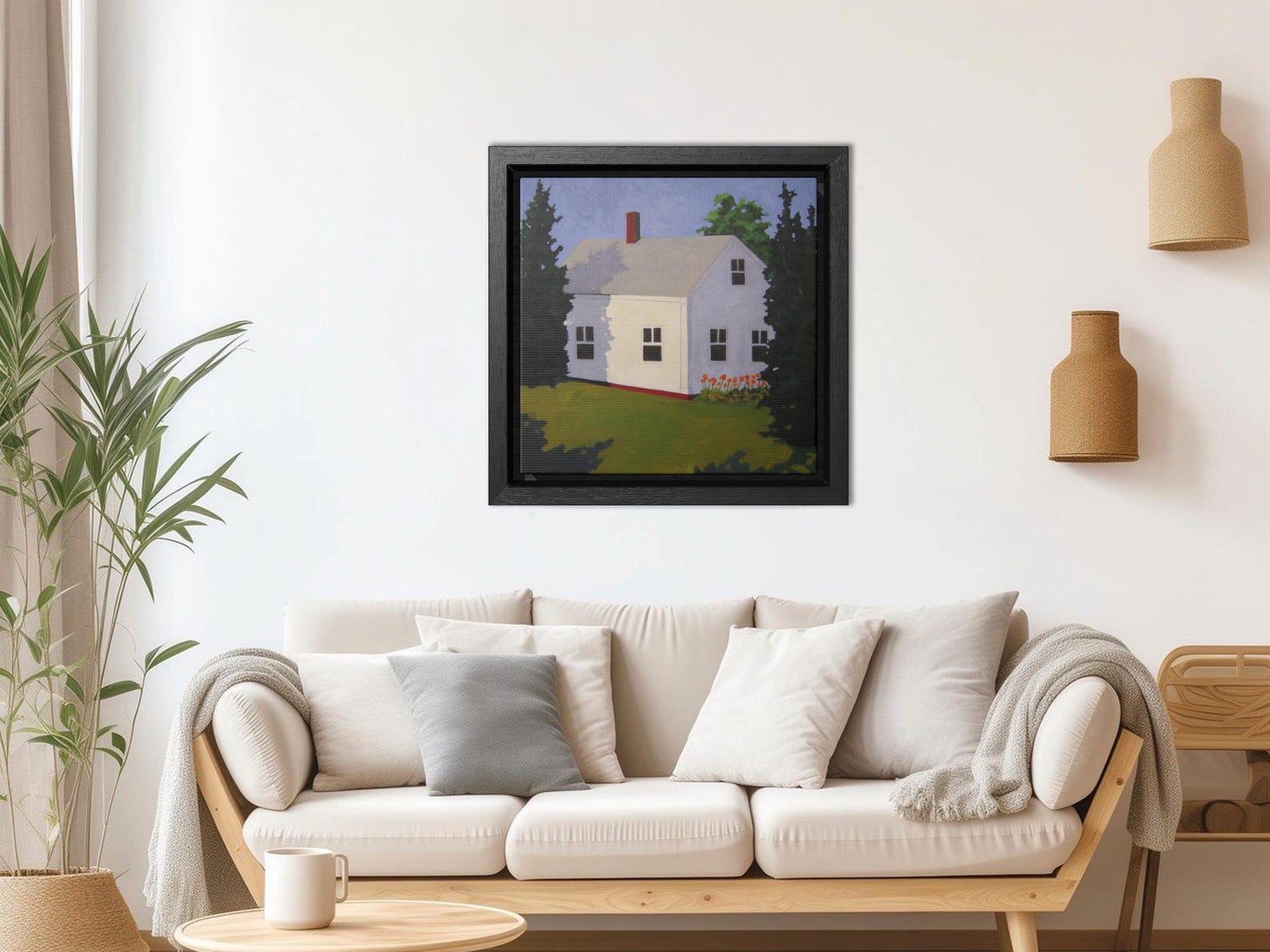 Home on Cape Cod – Fine Art Canvas Print | Coastal Wall Art | Vintage ...