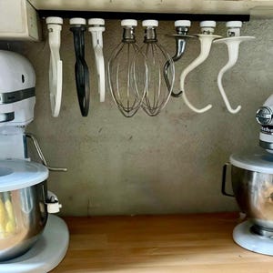 MAGNETIC Kitchenaid Mixer Attachment Storage - Fully Customizable Under ...