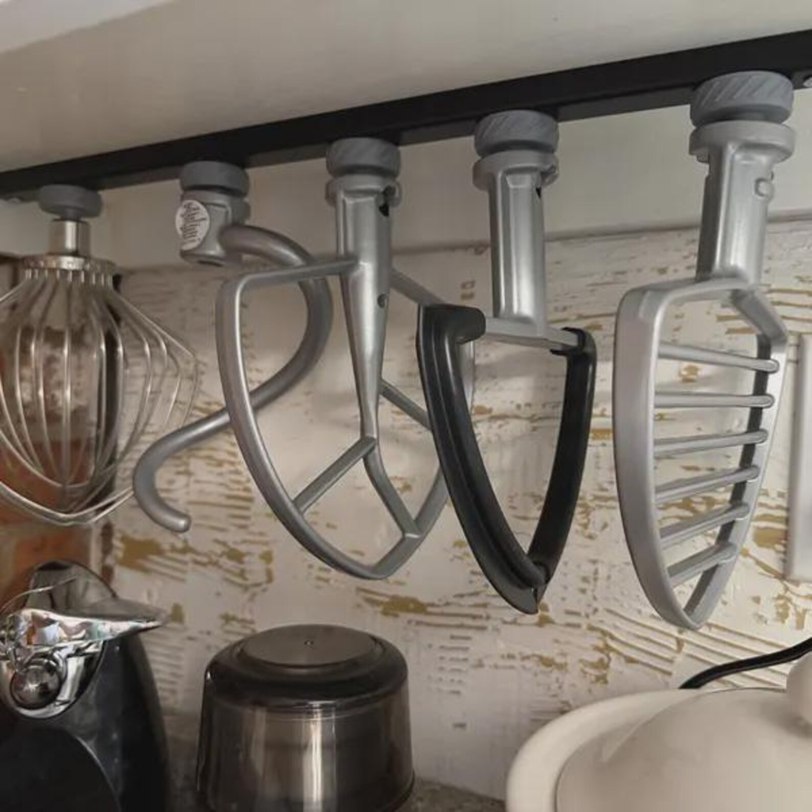MAGNETIC Kitchenaid Mixer Attachment Storage - Fully Customizable Under ...