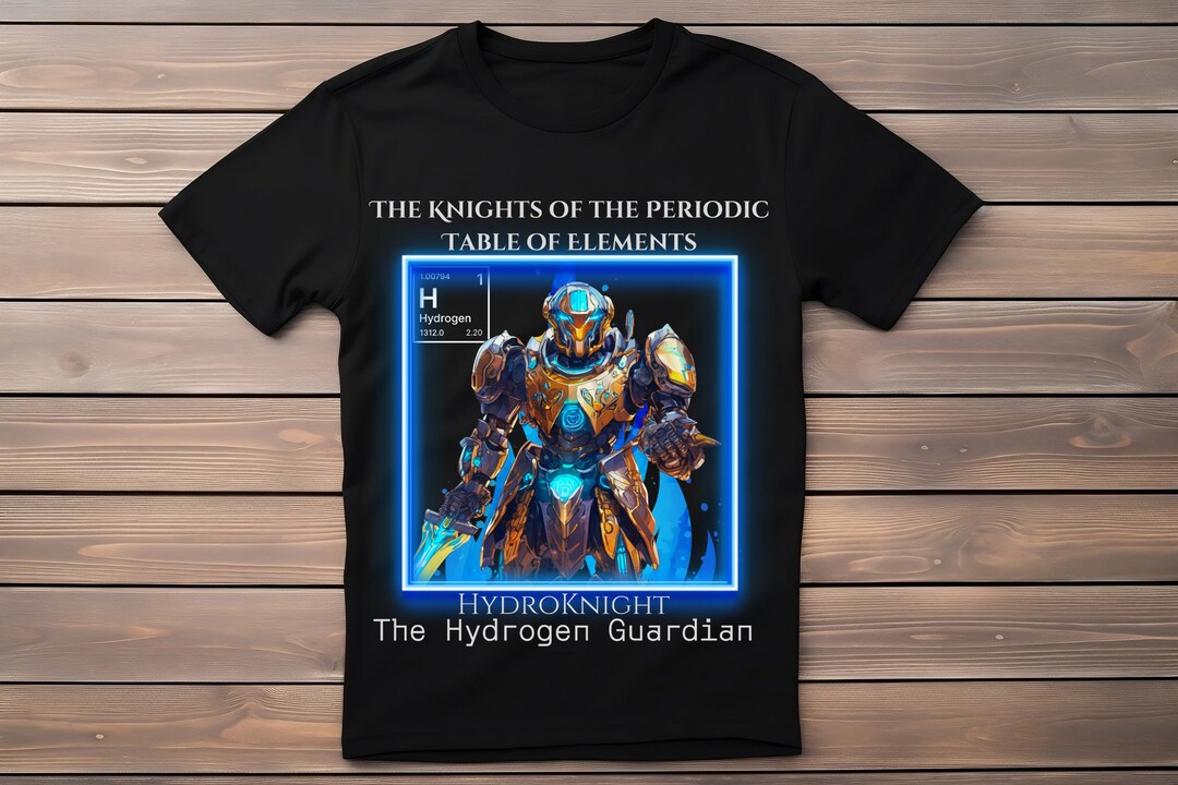 Knights of the Periodic Table | Science Fiction Knight | Unisex - Men ...