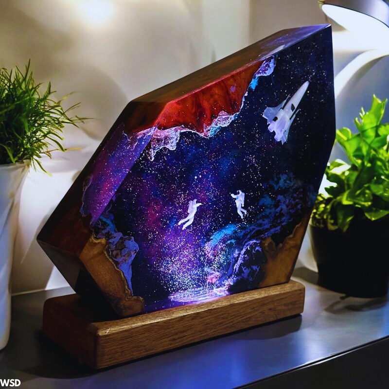 Epoxy Resin Lamp - Etsy